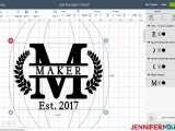 Cricut Split Monogram Tutorial Free Svg Jennifer Maker