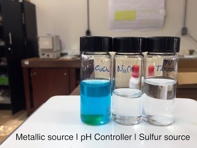 Copper sulfide – Preparation of precursor solutions – Jesús Capistrán