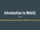 Webgl 101 Seminar