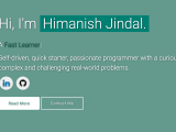 Himanish Jindal Software Developer