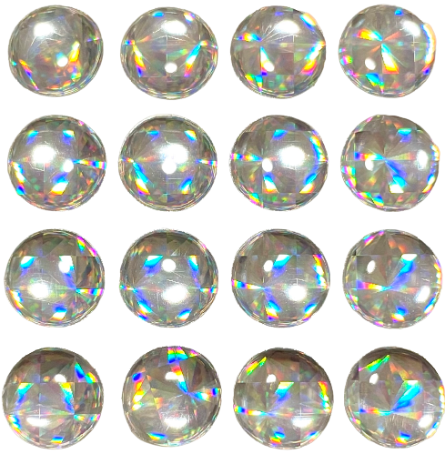 3D Klebeaugen Holo Silber Klebeaugen