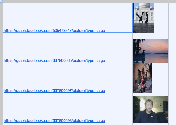 How to collect lots of random Facebook profile photos in a spreadsheet ...