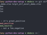 Git Diff Excel Workaround Python Dev Setup