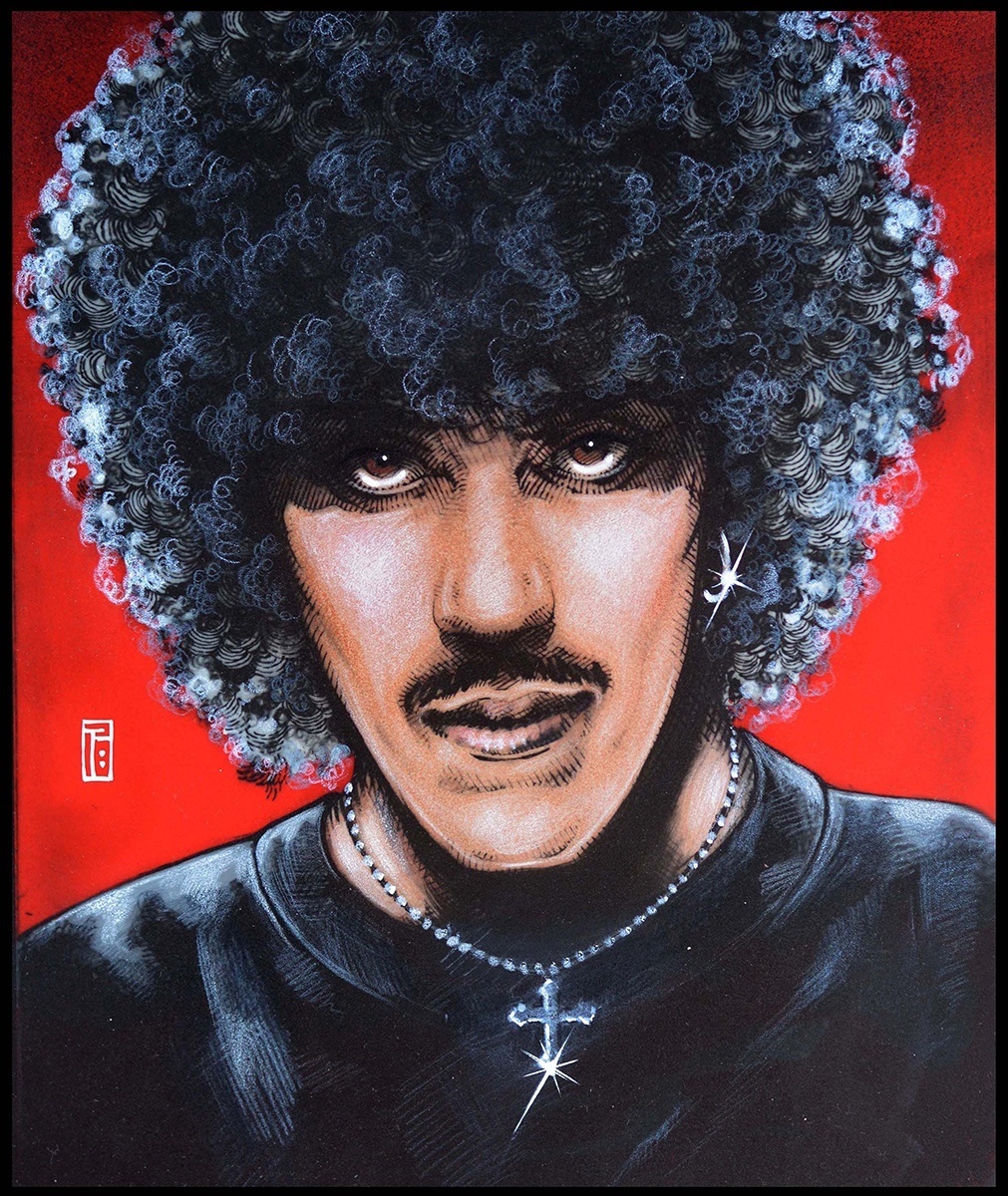 Philip Lynott Renegade Portrait 1981 – Jim FitzPatrick