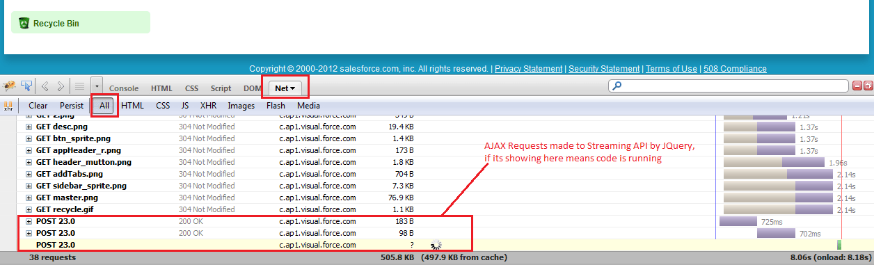 Streaming Api Using Jquery Salesforce Jitendra Zaa