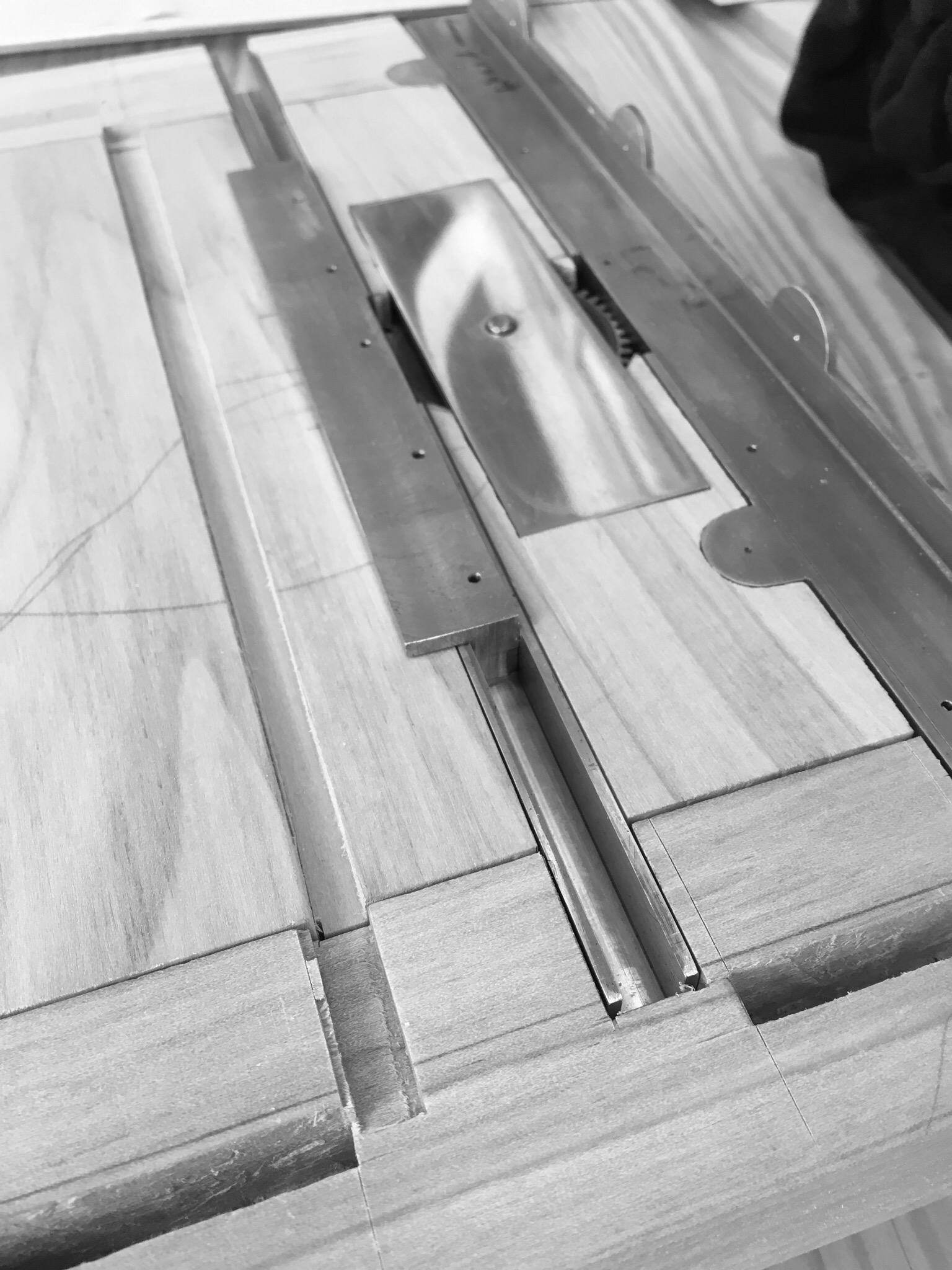 Lower racks and guides | J. Leko Furniture Maker