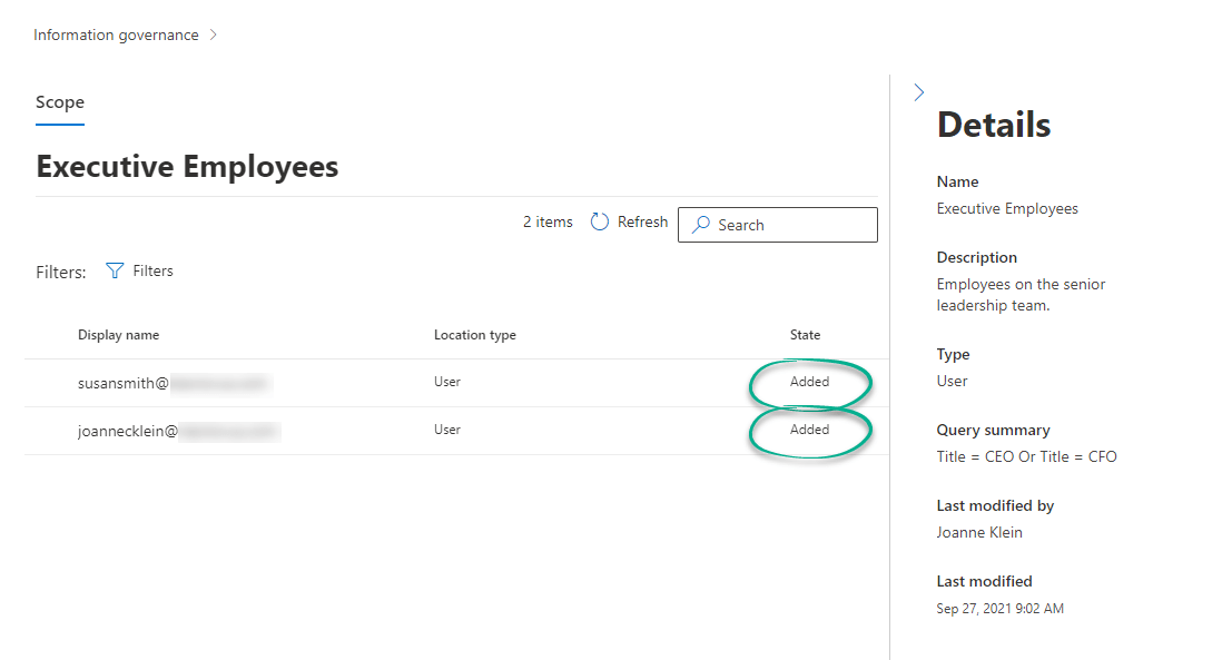 User Adaptive Scope and Auto-apply Retention Label Policy Walk-thru ...