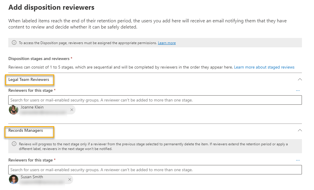Multi-stage Disposition in Microsoft 365 Records Management – Joanne C ...