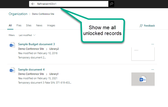 Searching for Records inside SharePoint Online – Joanne C Klein