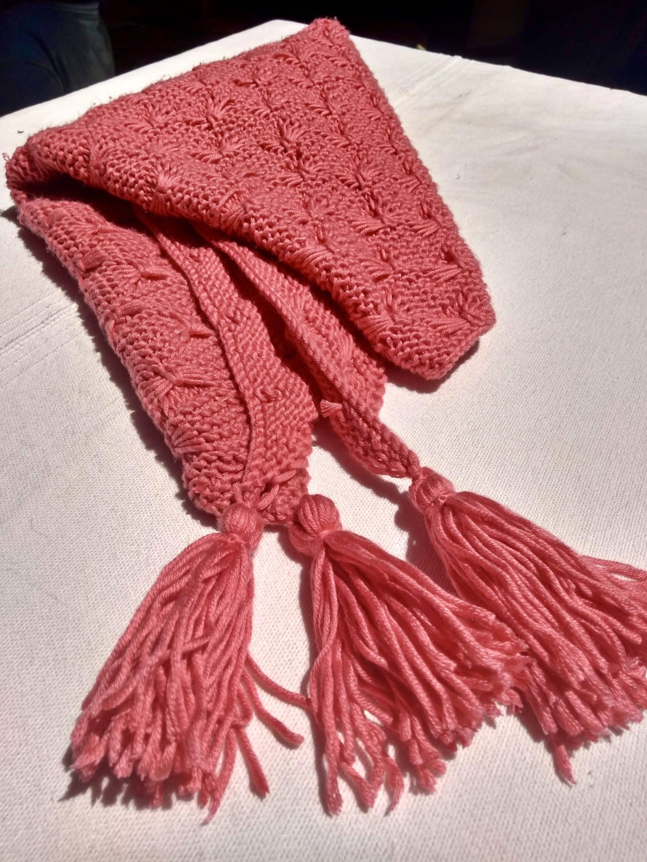 Butterfly Knitted Shawl Pattern - Bowtie Shawl Knitting Instructions