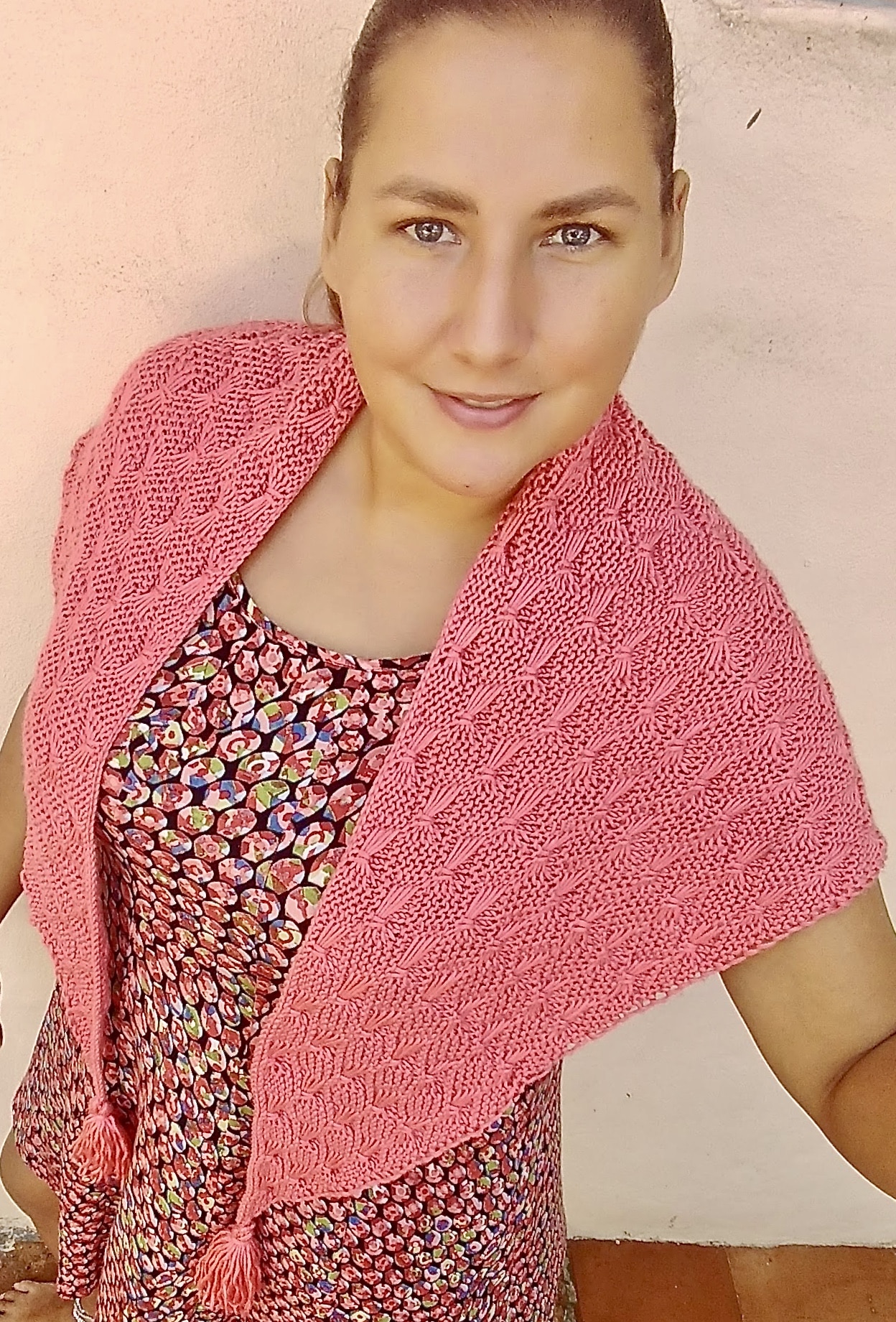 Butterfly Knitted Shawl Pattern - Bowtie Shawl Knitting Instructions