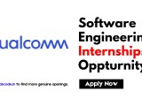 Qualcomm Software Engineer Internship 2025 Apply For Sde Internship
