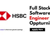 Hsbc Hiring Full Stack Software Engineer Role Jobcode