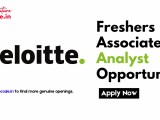 Freshers Associate Analyst Opportunity At Deloitte Jobcode