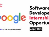 Software Developer Internship At Google Associate Software Developer