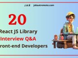 Top 20 React Developer Interview Q A For Front End Developers Updated