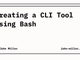 Creating A Cli Tool Using Bash