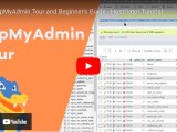 Phpmyadmin Tour And Beginner S Guide Video Tutorial