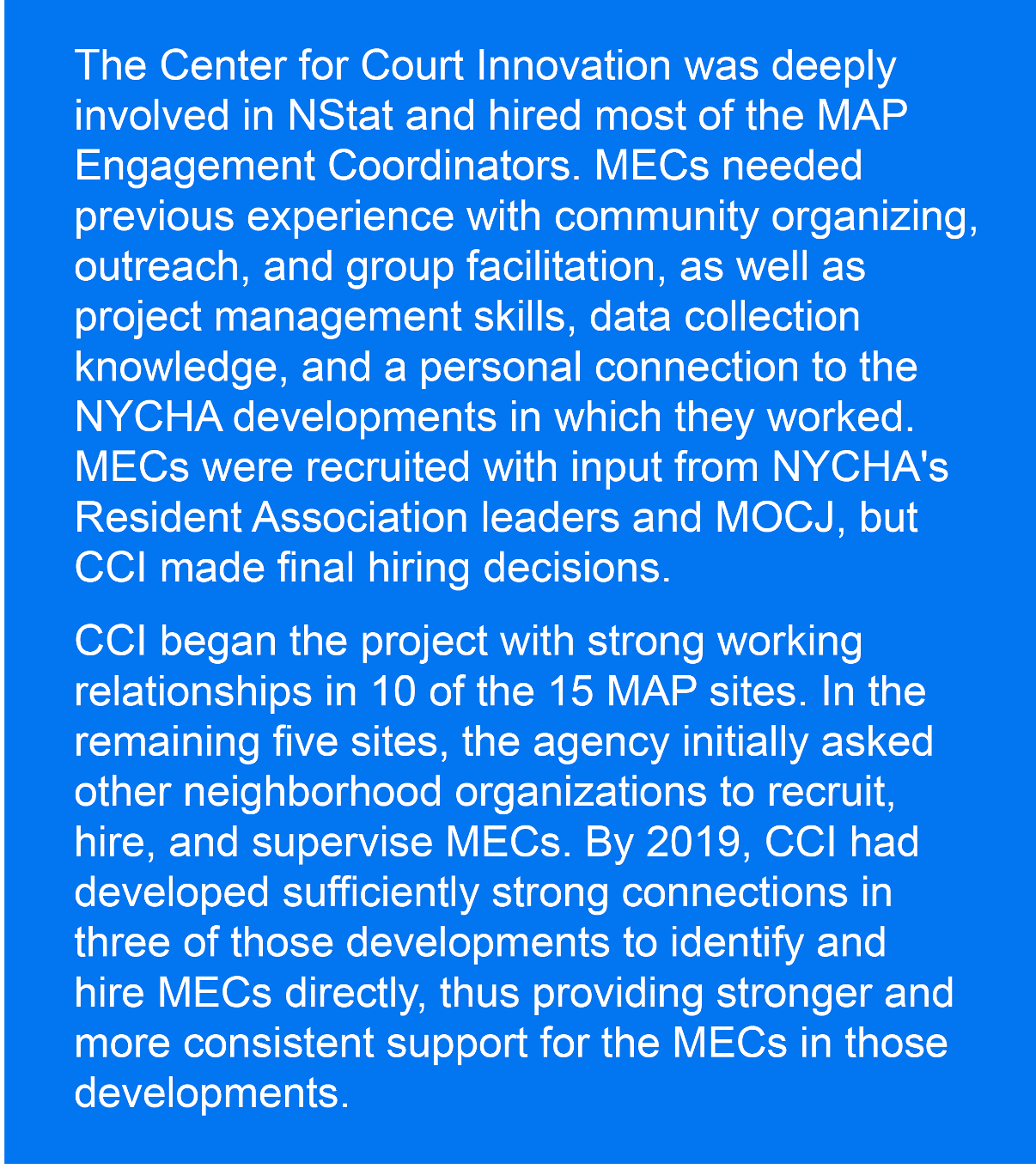 Conceptualization, Implementation, and Management of the New York City ...