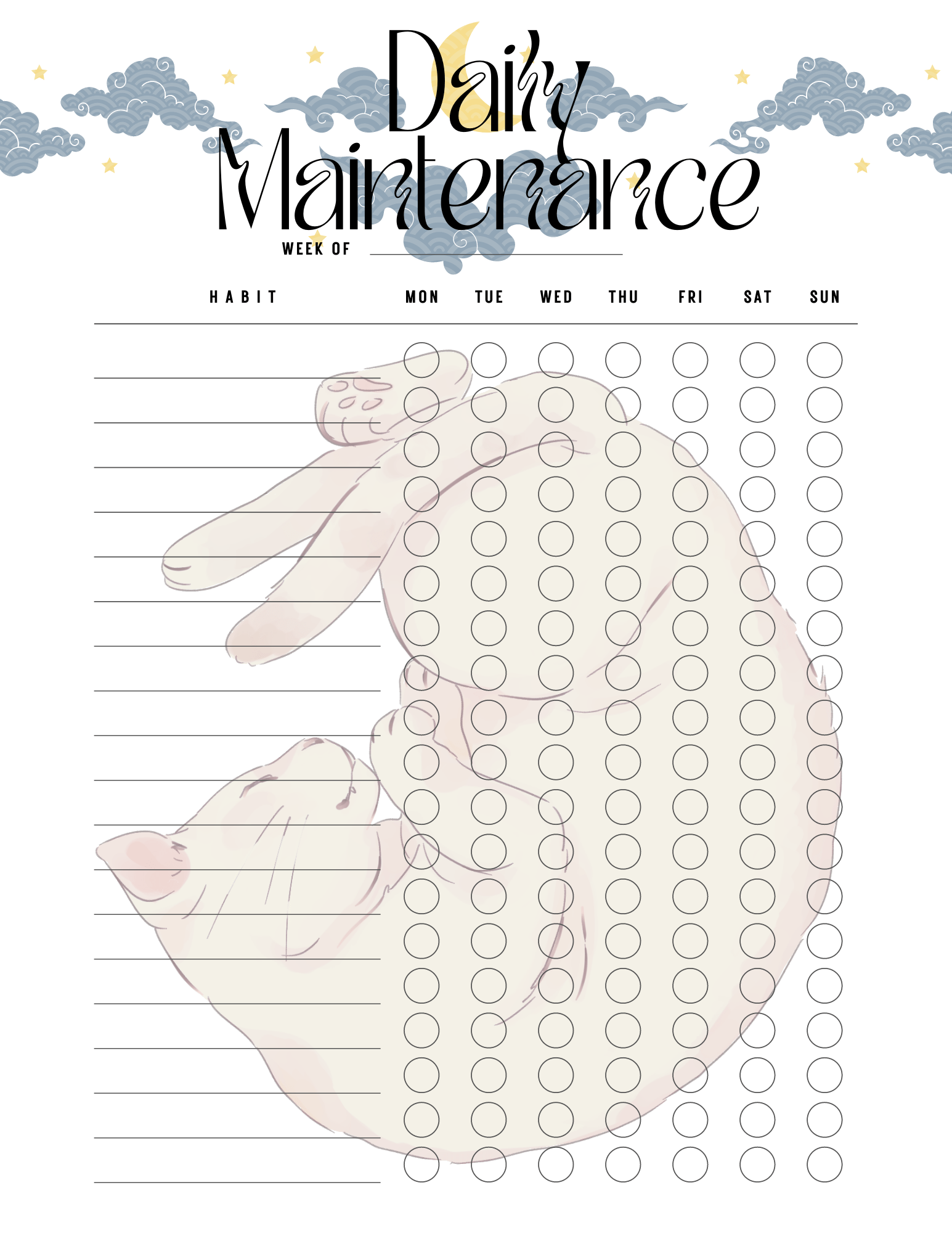 Daily Maintenance Checklist Templates – Join Rise Be