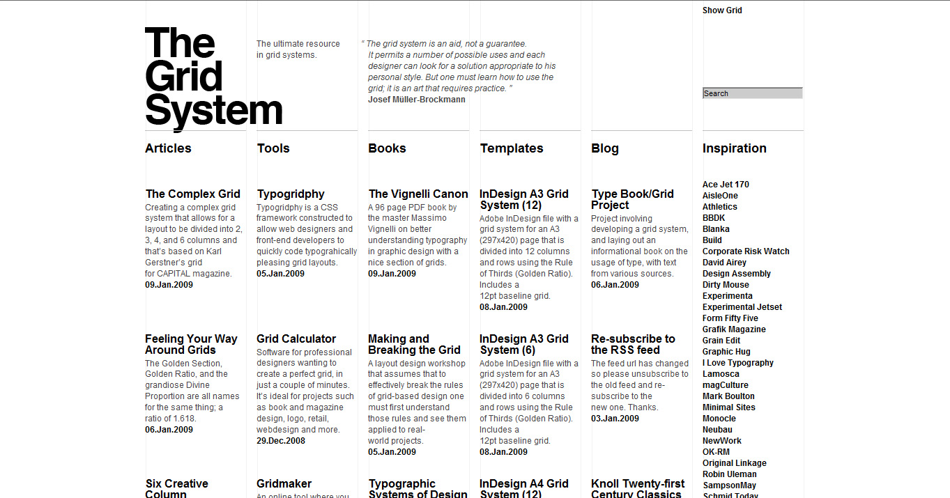 The Grid System | TEN