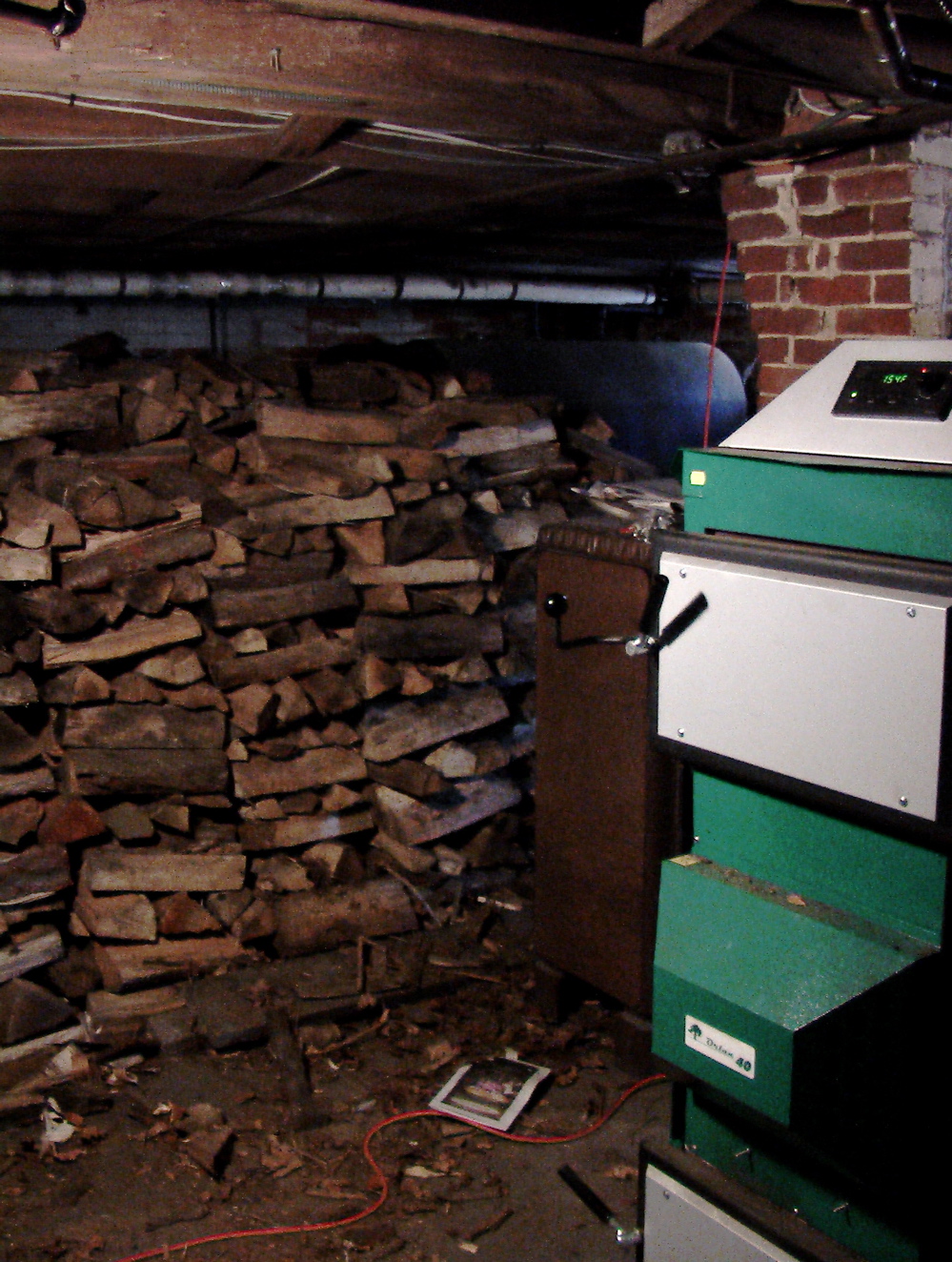 Central heating with a wood gasification boiler – Jon Udell