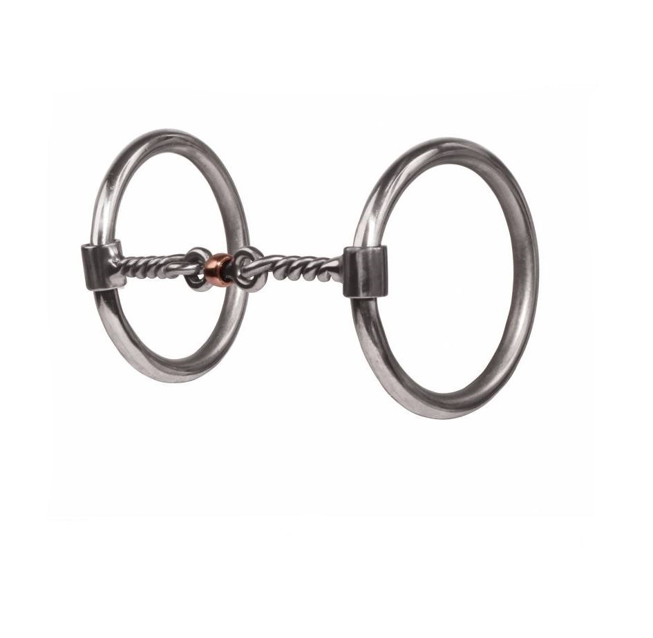 Professionals Choice Twisted Wire Dogbone Snaffle O-Ring Bit – Jopps Tack