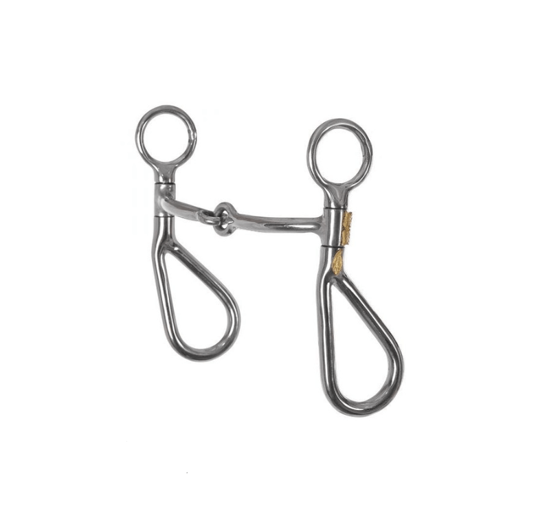 Diamond R Brass Rose Argentine Snaffle Bit – Jopps Tack