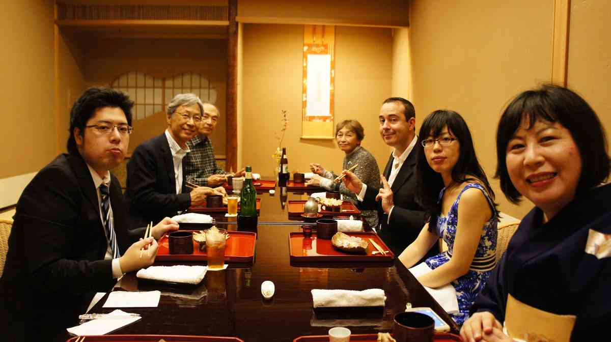 November 8, 2012: The Osaka wrap-up! Back in Tokyo! Family dinner ...