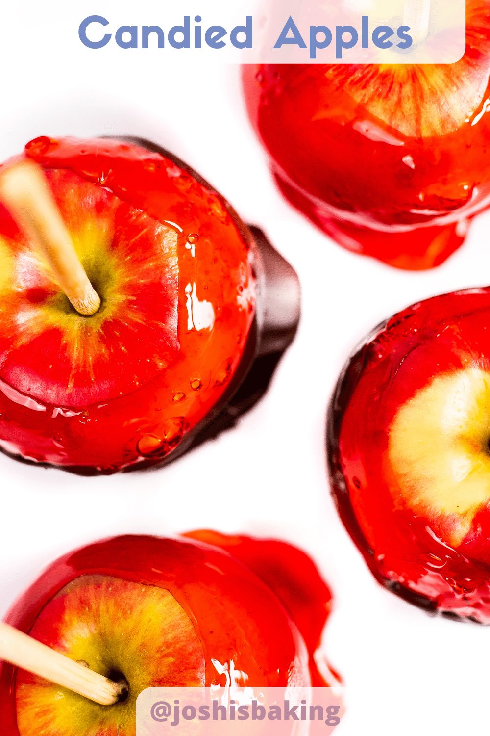 Easy Candied Apples I Josh Is Baking I Perfect Fall Recipe
