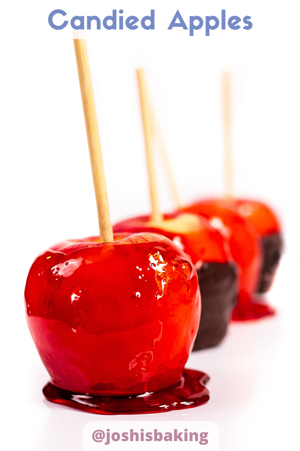 Easy Candied Apples I Josh Is Baking I Perfect Fall Recipe