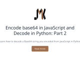 Encode Base64 In Javascript And Decode In Python Part 2 Josh Karamuth
