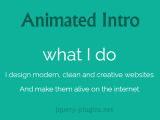 Animated Intro With Jquery Jquery Plugins