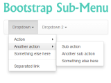 Bootstrap Sub Menu Jquery Plugins
