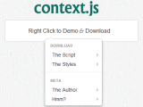 Context Js Bootstrap Context Menu Jquery Plugins