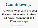 Countdown Js Javascript Library To Create Countdown Jquery Plugins