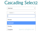 Dependent Cascading Select List With Select2 Jquery Plugins