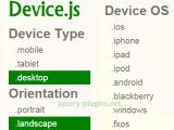 Device Js Javascript Library For Device Detection Jquery Plugins
