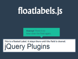 Floatlabels Js Jquery Plugin For Float Label Pattern Jquery Plugins