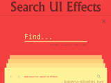 Inspiration For Search Ui Effects With Css Animations And Javascript