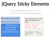 Jquery Sticky Elements Jquery Plugins