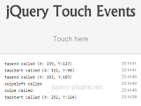 Jquery Touch Events Jquery Plugins