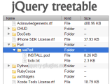 Jquery Treetable Show Tree Structure In Table Jquery Plugins