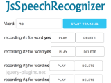 Jsspeechrecognizer Javascript Speech Recognition Jquery Plugins