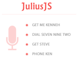 Juliusjs Speech Recognition Library For Web Jquery Plugins