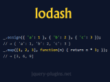 Lodash Javascript Utility Library Jquery Plugins