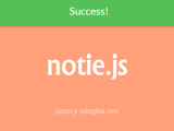 Notie Js Clean And Simple Notification Plugin For Javascript Jquery