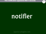 Notifier Jquery Notification Plugin Jquery Plugins