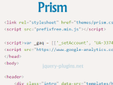 Prism Lightweight And Elegant Syntax Highlighting Jquery Plugins