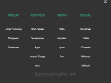 Responsive Overlay Menu Framework Jquery Plugins